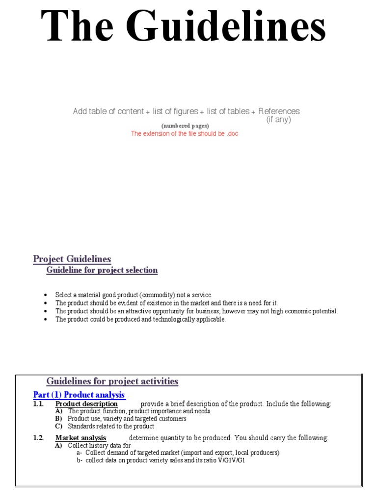 Guidelines-Facility Industrial Design | PDF | Cost–Benefit Analysis ...