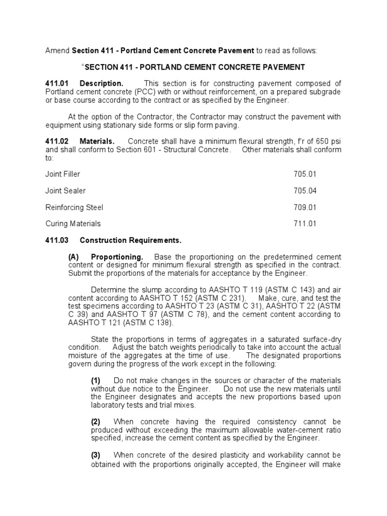 PCCP Construction Methodology | PDF | Road Surface | Concrete