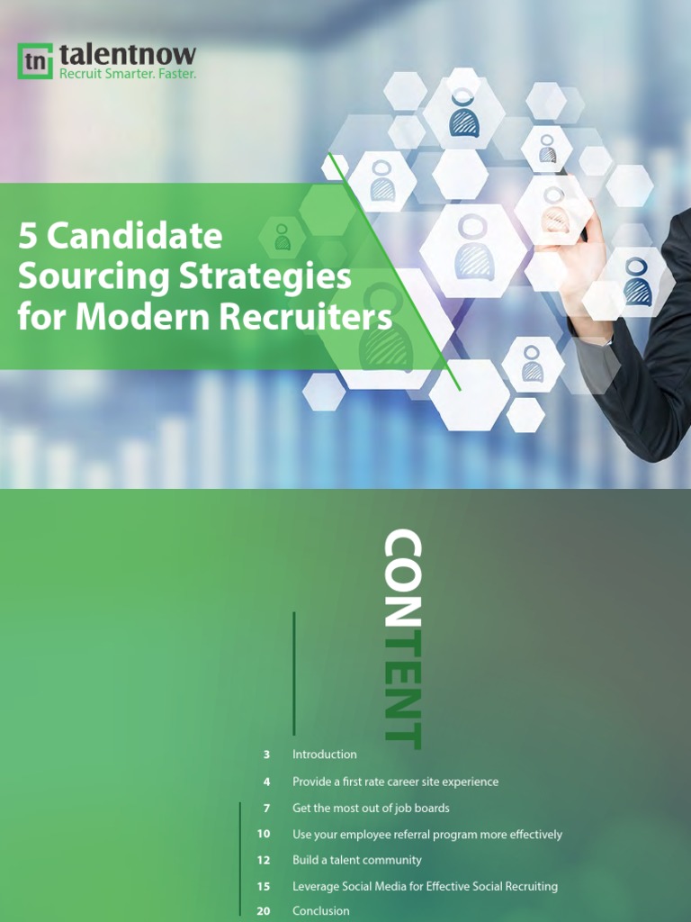 5 Modern Candidate Sourcing Strategies | PDF | Linked In | Recruitment