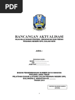 PEDOMAN PENULISAN RANCANGAN AKTUALISASI (RA) Update 28052022 | PDF