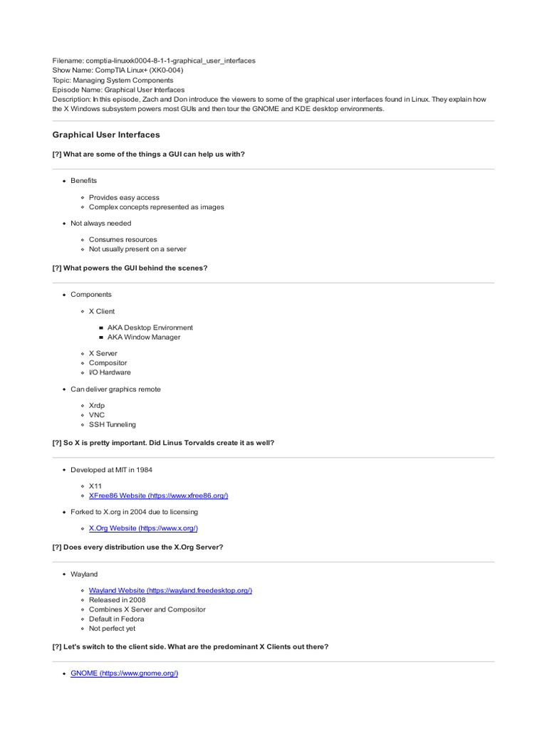 Graphical User Interfaces | PDF