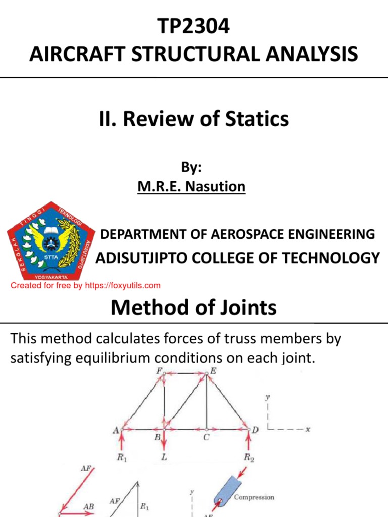 Aircraft Structural Analysis Methods | PDF | Structural Analysis ...