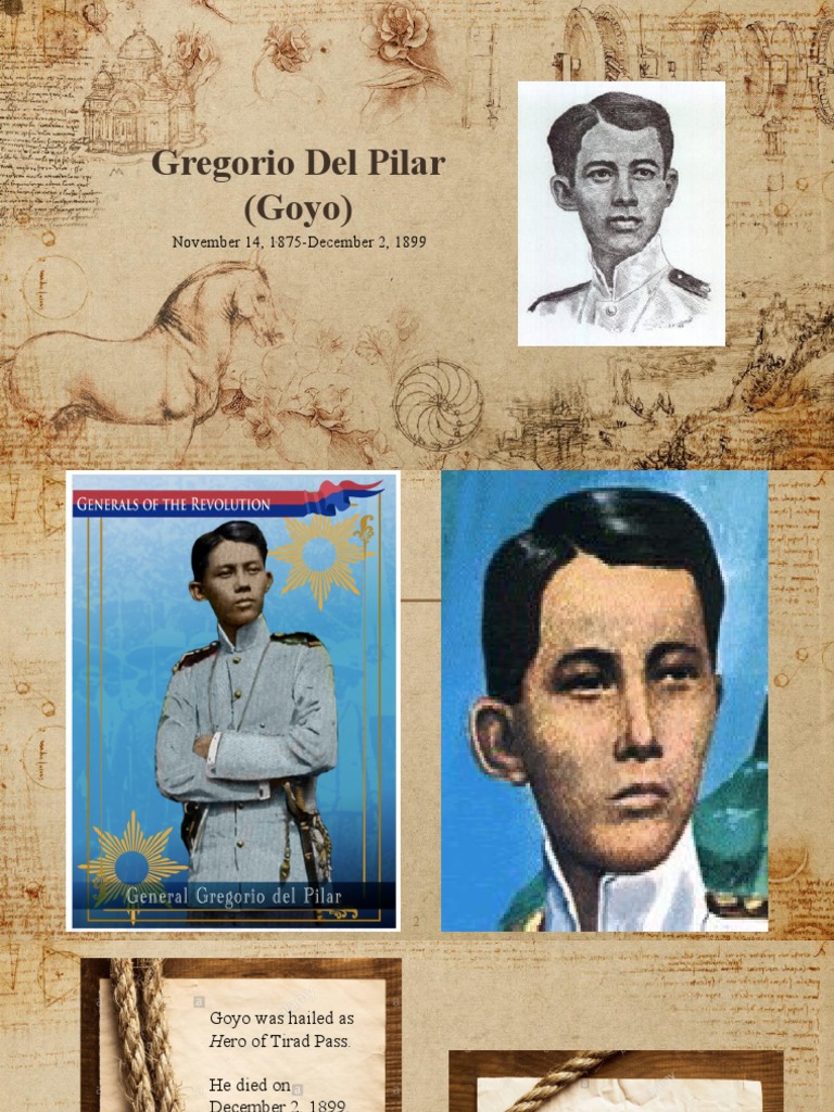Gregorio Del Pilar (Goyo) : November 14, 1875-December 2, 1899 | PDF ...