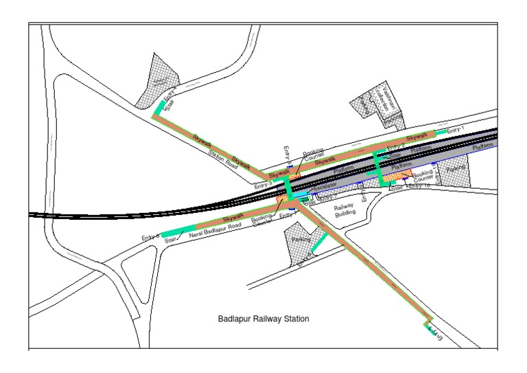 Badlapur Railway Station Layout Guide | PDF