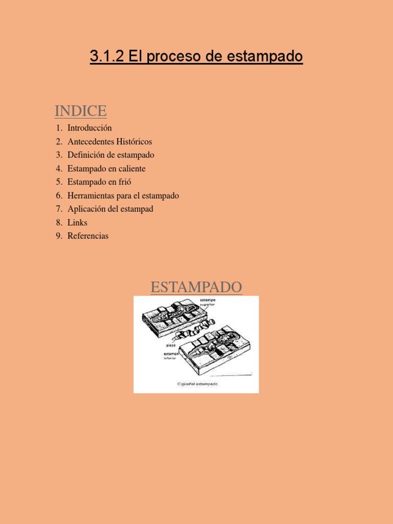 Proceso de Estampado de Metales | PDF | Acero | Aleación