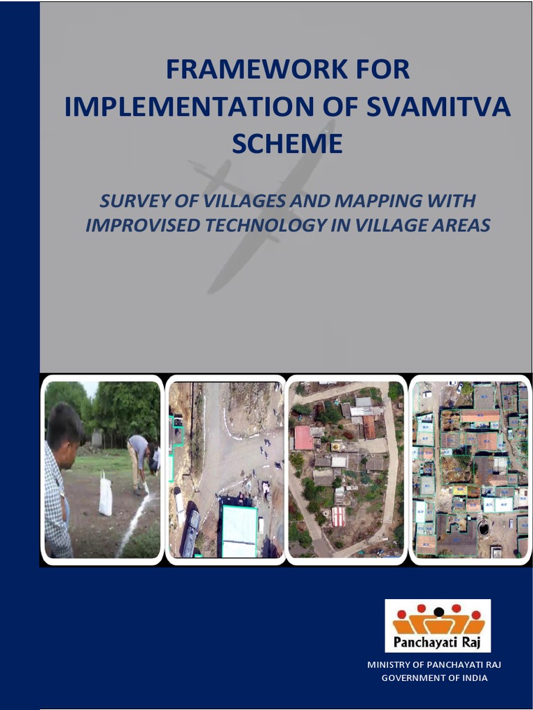 Svamitva Yojana Guidelines | PDF | Geographic Data And Information ...