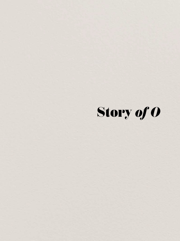 Story of O Layout Revisions 2-7 PDF | PDF | General Fiction