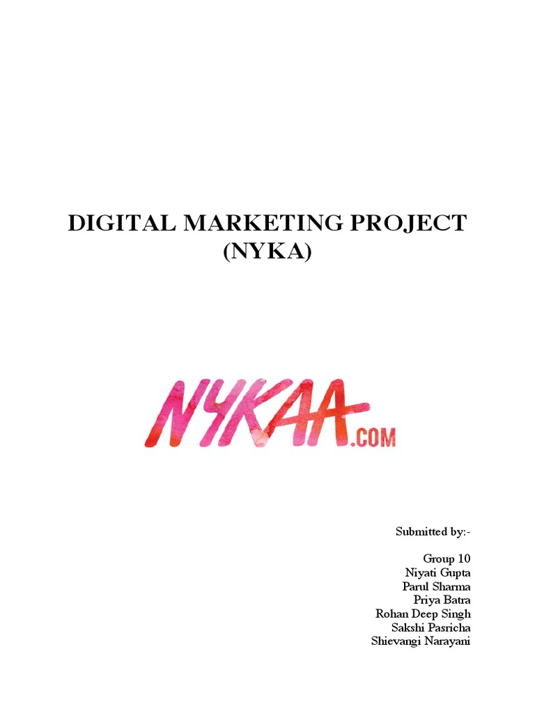 Digital Marketing Project | PDF | Social Media | Popular Culture ...