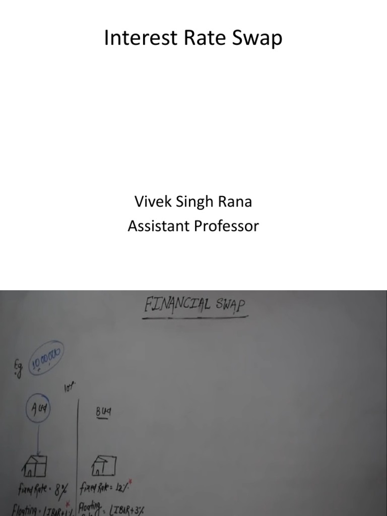 Interest Rate Swap-Numericals | PDF