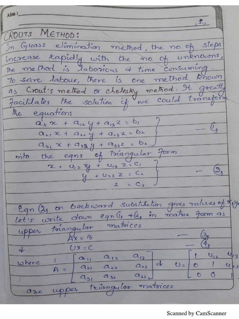 Numerical Technique Pdf