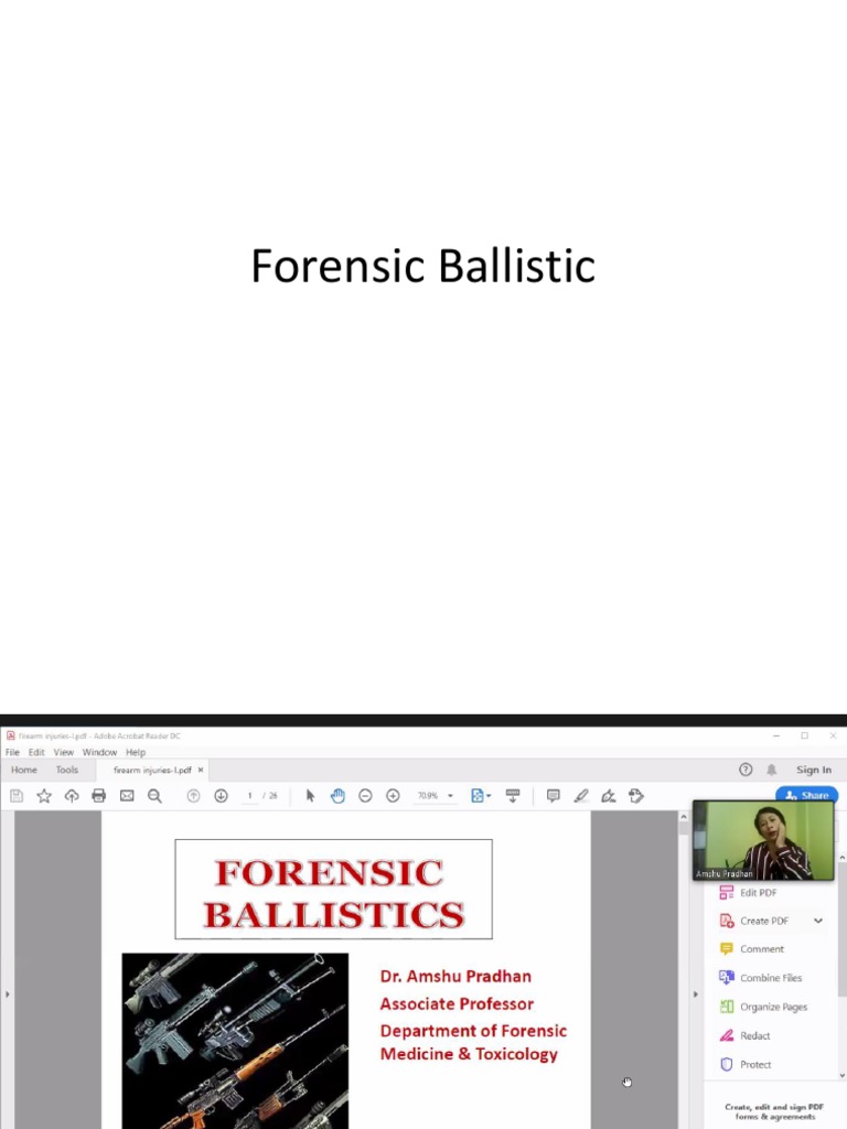 Forensic Ballistic | PDF