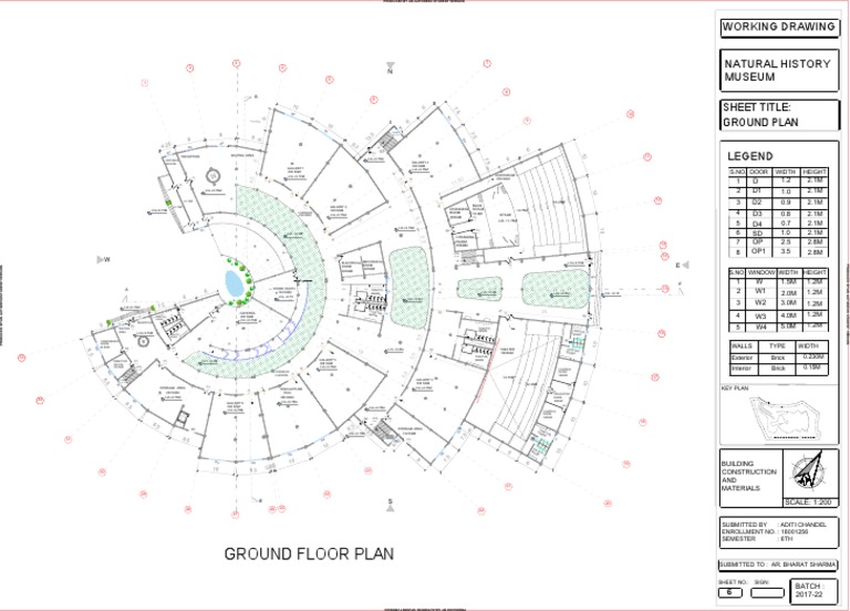 Sheet Title: Ground Plan: Working Drawing | PDF