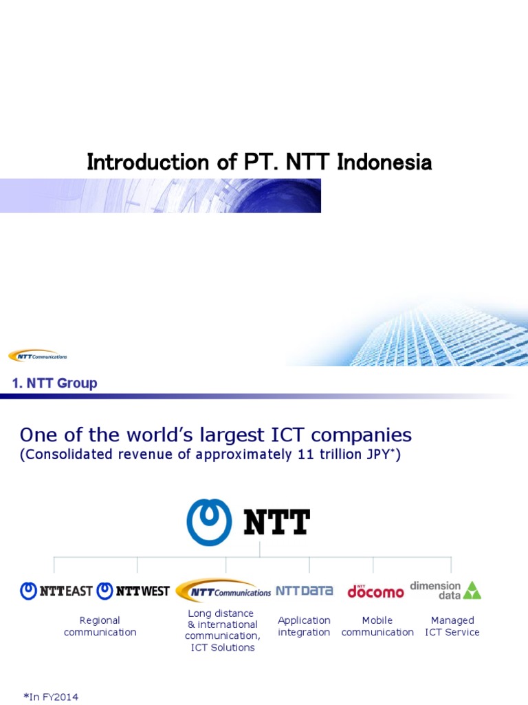 NTT - Indonesia Present To Cust v1 Edit | PDF | Computer Network ...