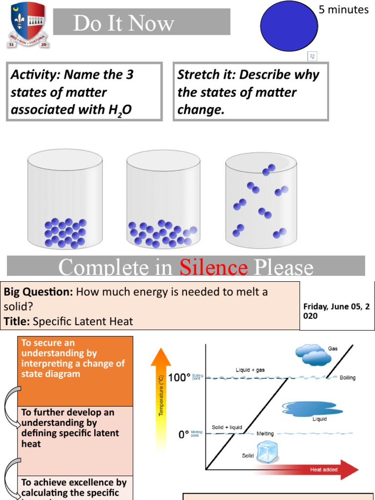 Specific Latent Heat Power Point | PDF | Latent Heat | Heat
