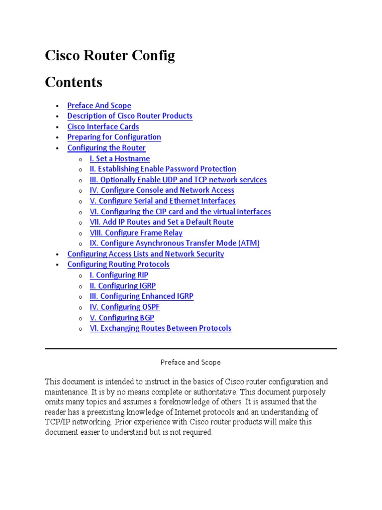 Cisco Router Config | PDF | Asynchronous Transfer Mode | Routing
