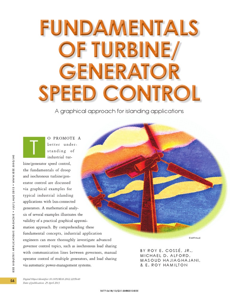 Fundamentals of Turbine/ Generator Speed Control | Download Free PDF ...