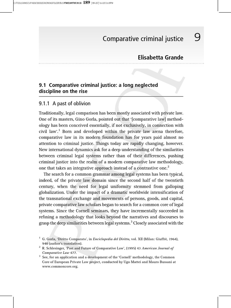 Comparative Criminal Justice PDF | PDF | European Union | European ...