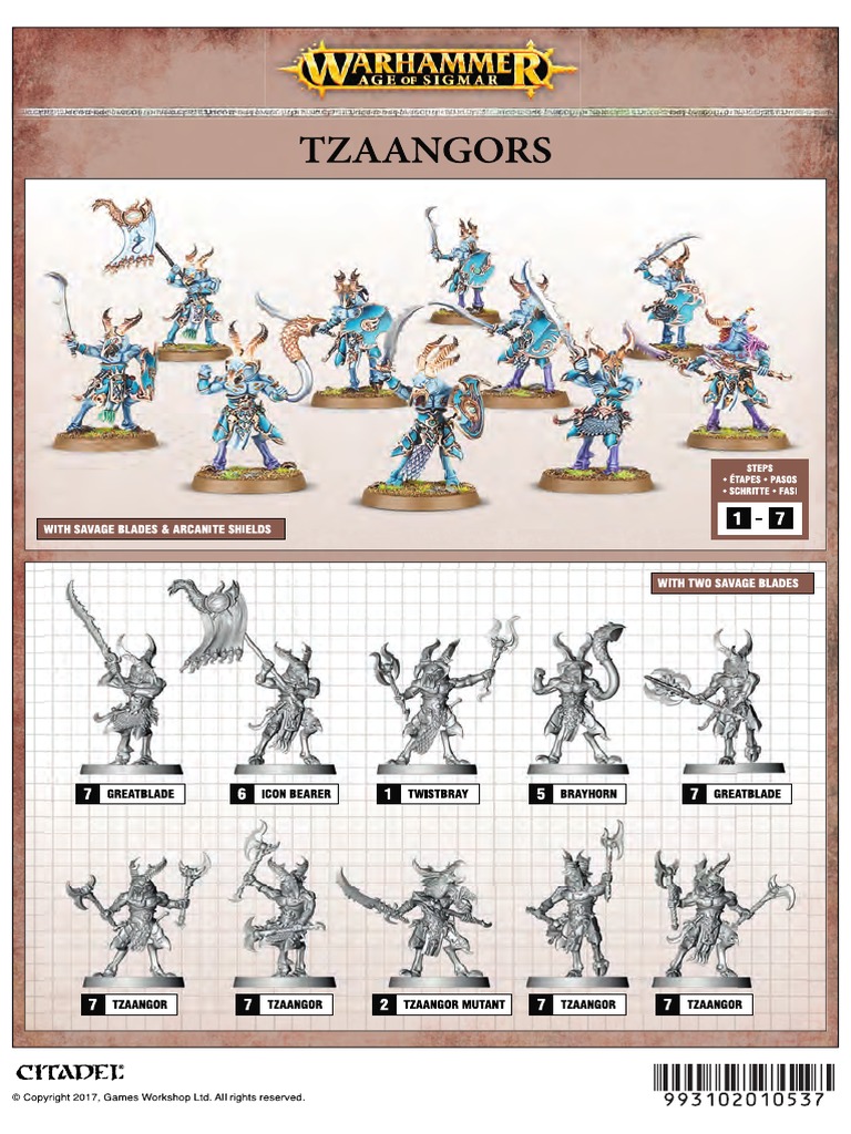 Disciples of Tzeentch Tzaangors | PDF