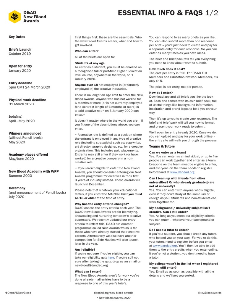 Essential Info & FAQs 2020 | PDF | Communication | Business