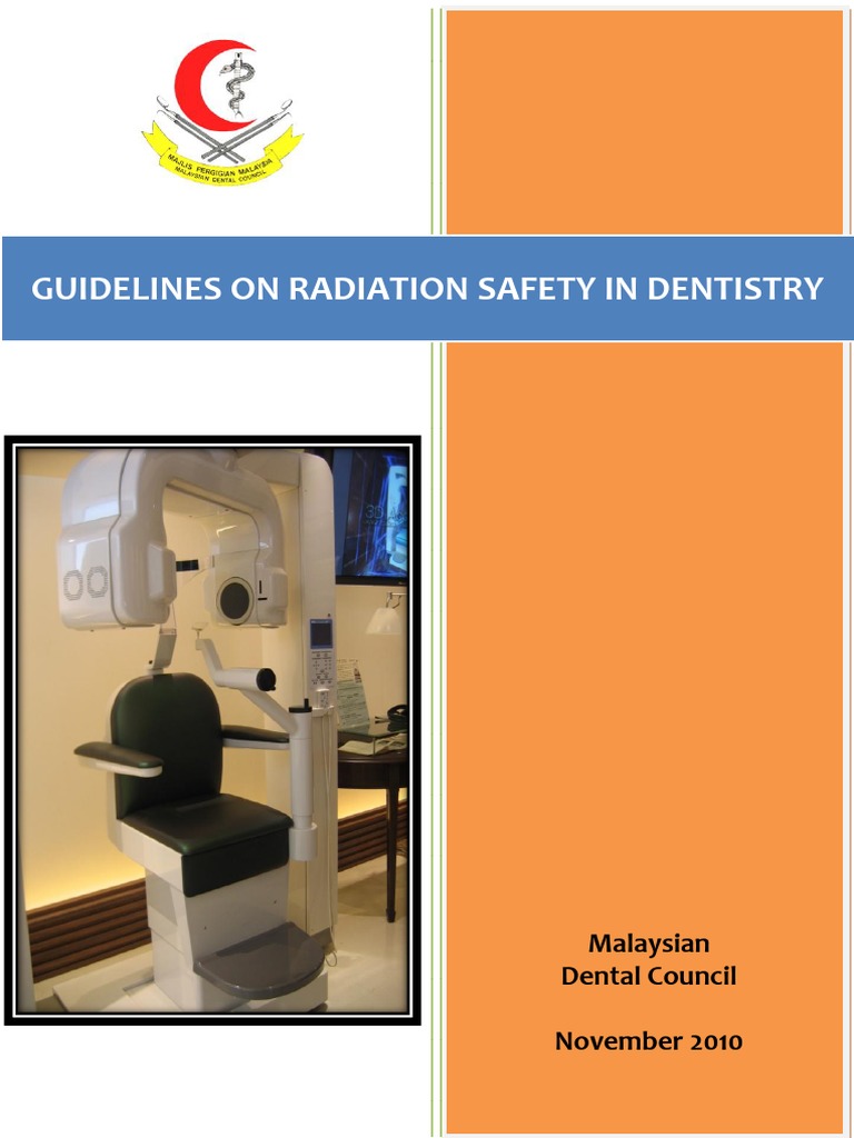 Radiation Safety Guidelines for Dentistry | PDF | Radiography ...