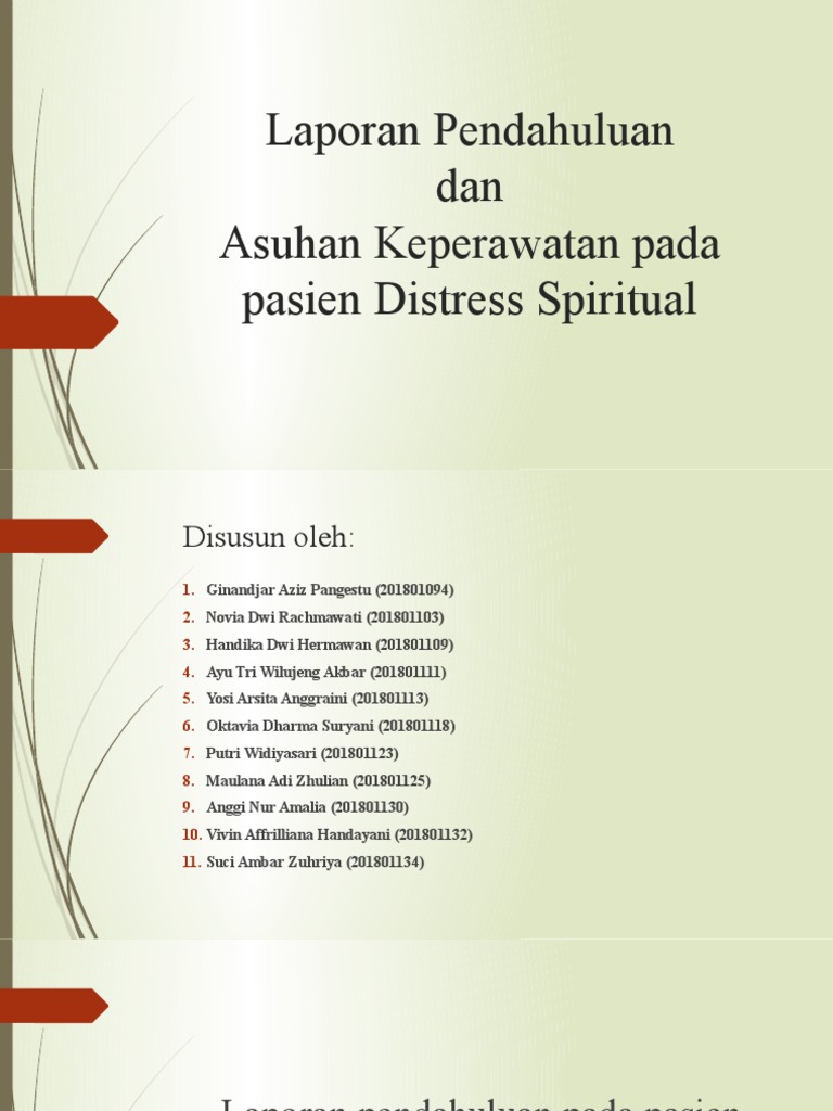 Distress Spiritual (Kel 4) | PDF | Pengembangan Diri