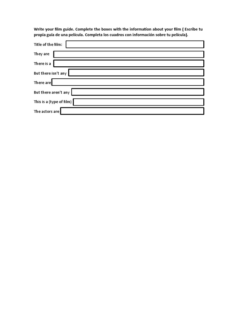 Create Your Own Film Guide | PDF | Art