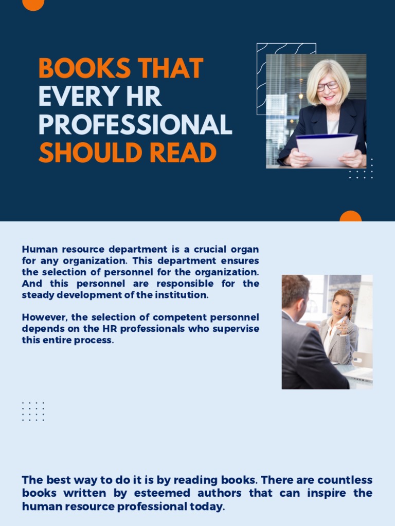 15 Books That Every HR Professional Should Read | PDF | Human Resource ...