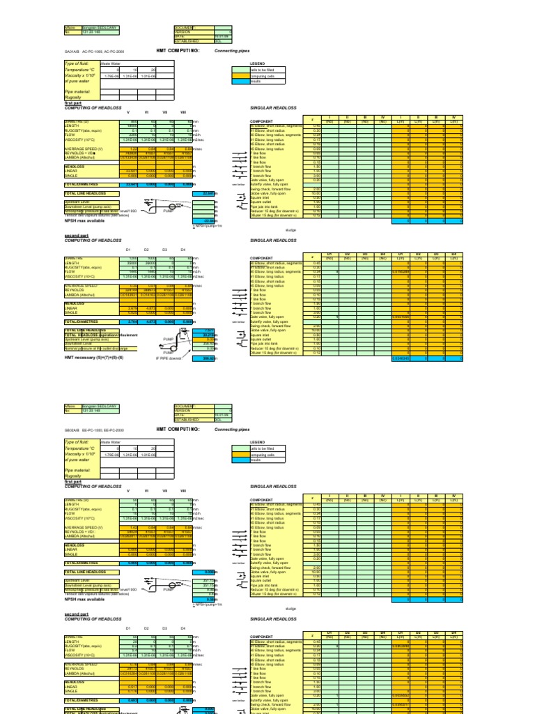 HMT Computing:: Connecting Pipes | PDF | Valve | Pump