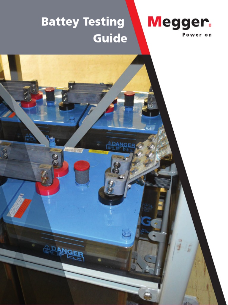 BatteryGuide Megger PDF | PDF | Battery Charger | Battery (Electricity)