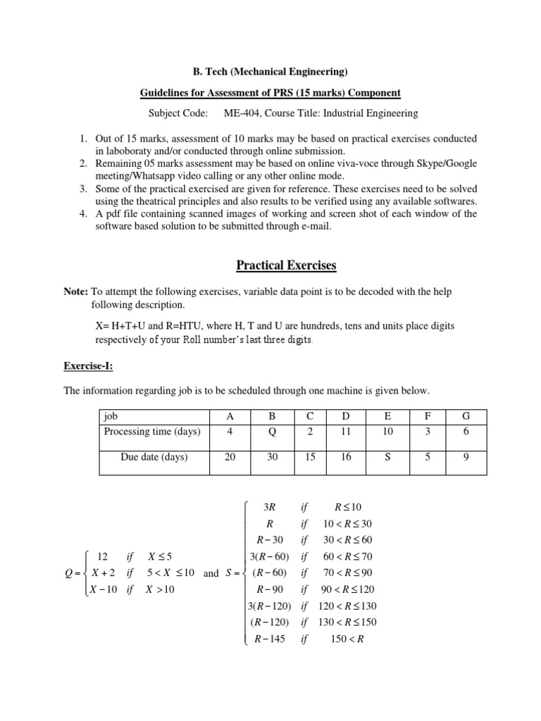 Prs Componet Guidelines Pdf Statistical Theory Applied Mathematics