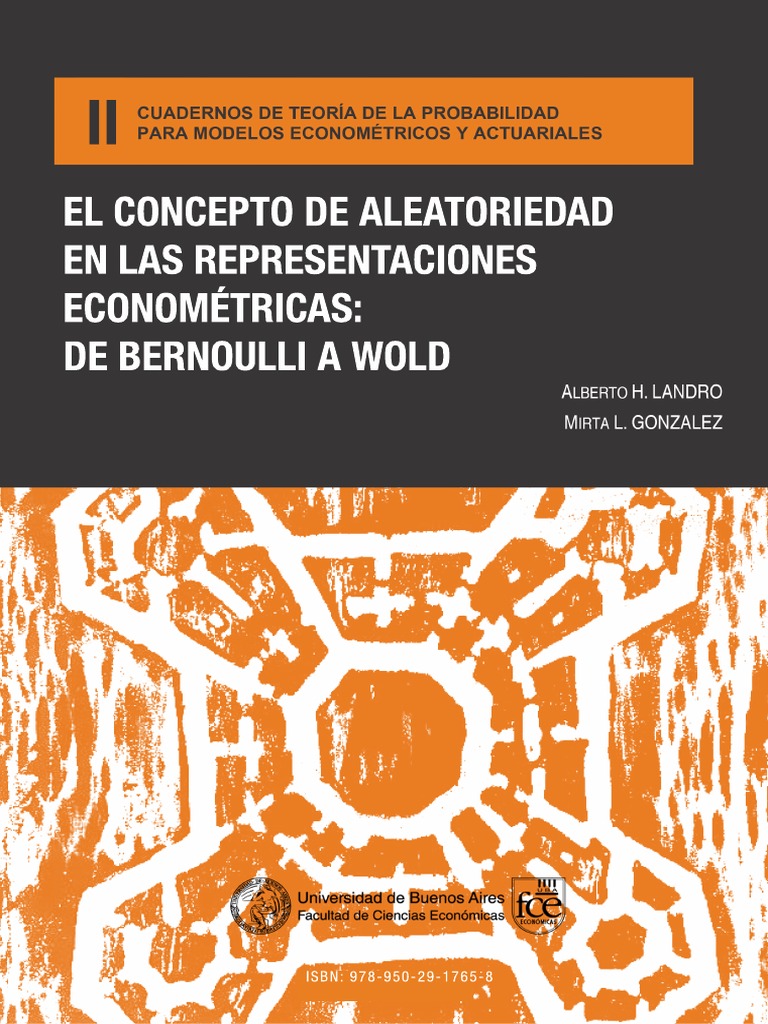 Alberto Landro - Teoría de La Probabilidad para Modelos Econométricos ...