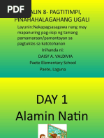 Aralin 7 Aking Tutularan Pagiging Mapagpasensiya | PDF