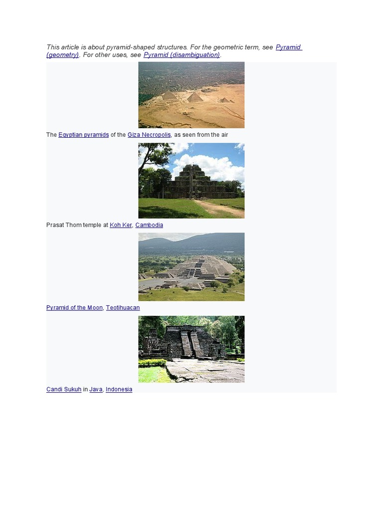 The Pyramid | PDF | Science & Mathematics