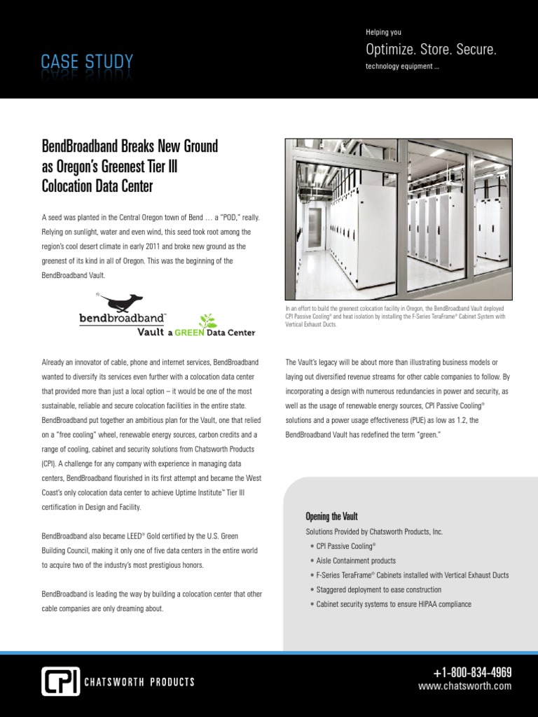 Case Study: Bendbroadband Breaks New Ground As Oregon'S Greenest Tier ...