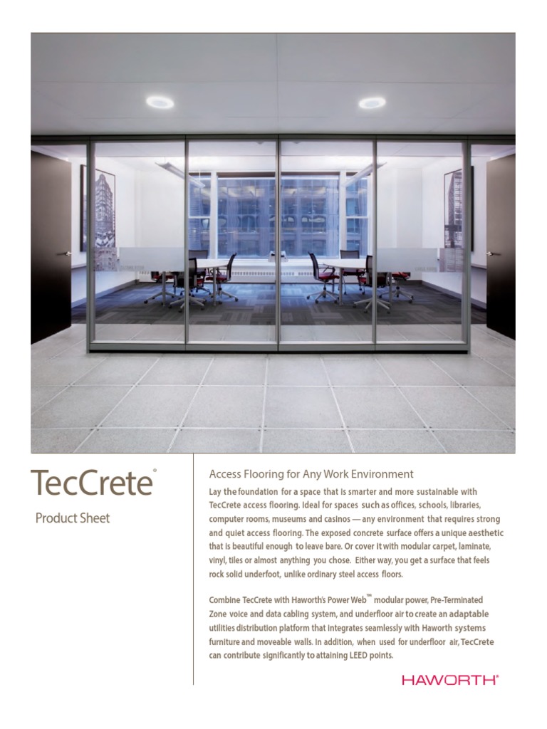 TecCrete Product Information Sheet | PDF | Flooring | Structural ...
