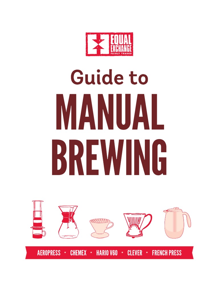 Manual Brewing: Aeropress Chemex Hario V60 Clever French Press | PDF ...