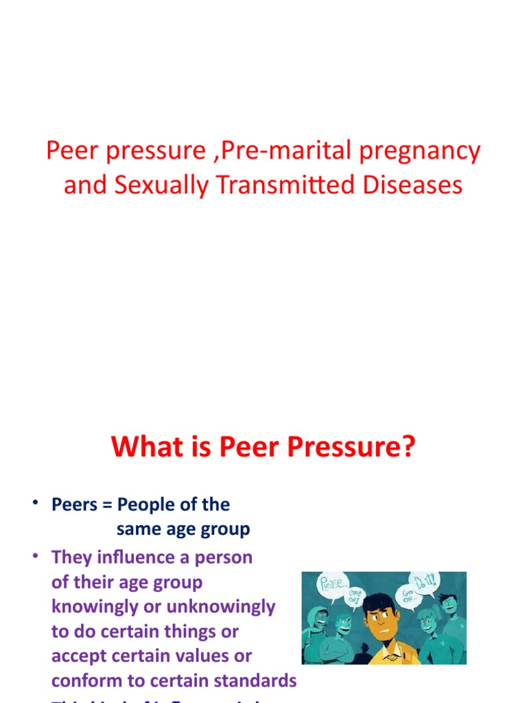 Peer Pressure and Pre-Marital Pregnancy | PDF | Adolescence ...