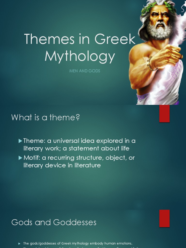 Themes in Greek Mythology | PDF | Greek Mythology | Hero