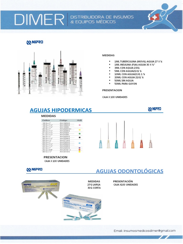 Catalogo Dimer PDF | PDF | Reanimación cardiopulmonar | Terapia intravenosa