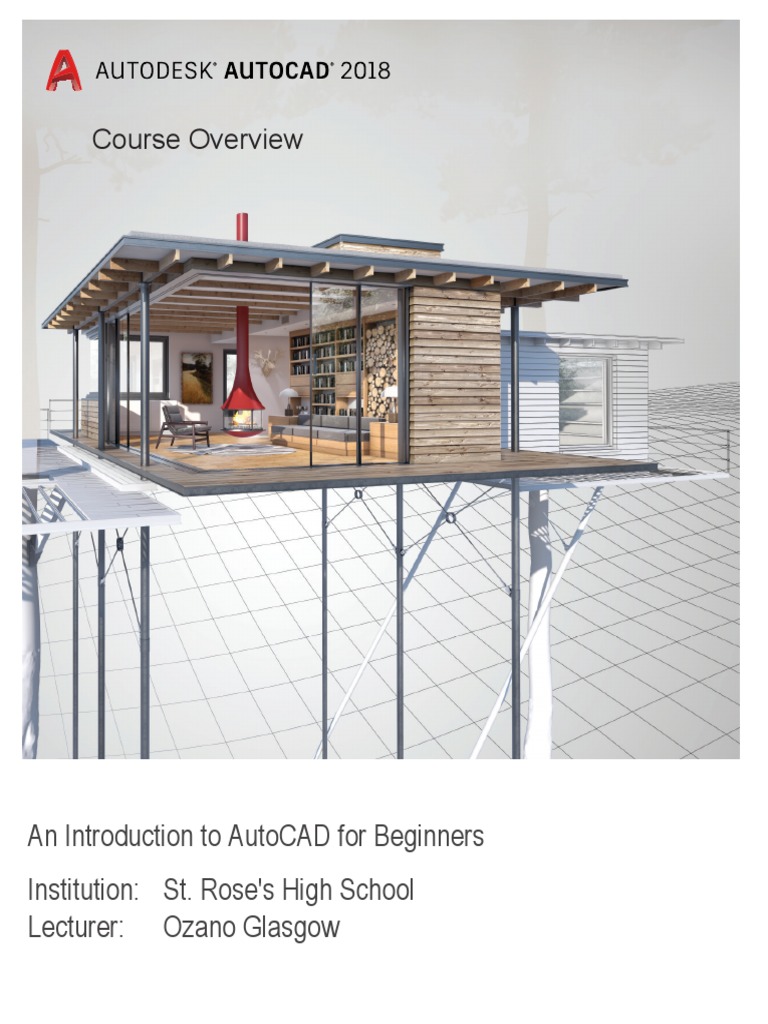 AutoCAD Course Outline | PDF | Auto Cad | Computing