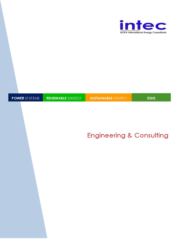 Intec-Company Brochure | PDF | Renewable Energy | Electrical Substation