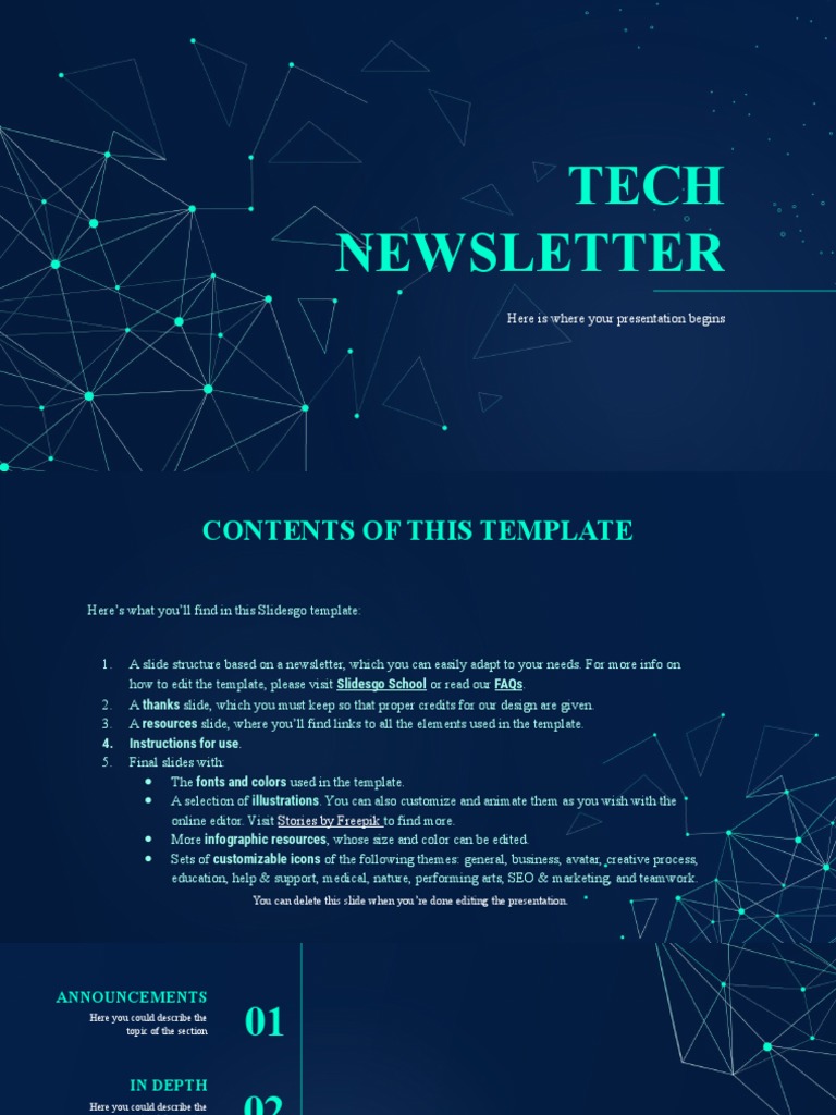Tech Newsletter Dark Blue Variant | PDF | Solar System | Planets