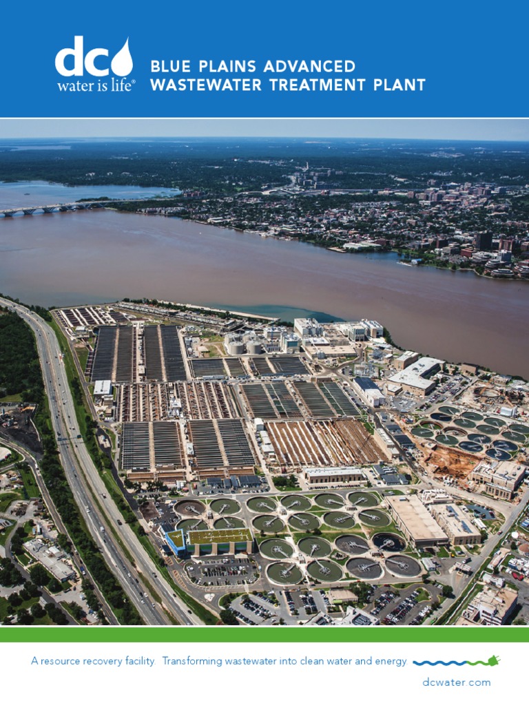 Blue Plains Plant Brochure PDF | PDF | Sewage Treatment | Combined Sewer