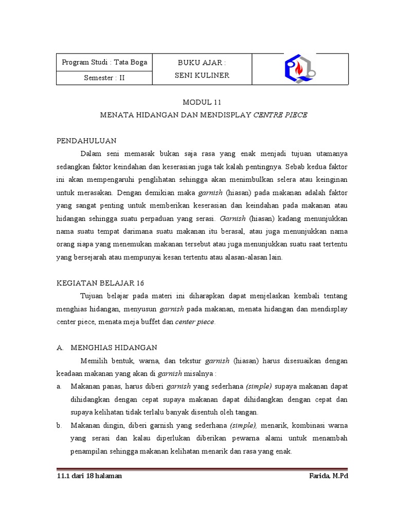 Hiasan Meja Buffet yang Menarik | PDF | Memasak, Makanan, & Anggur ...