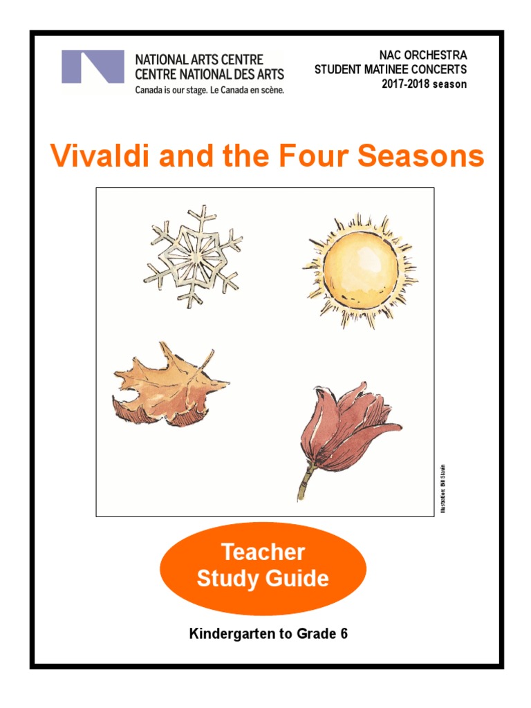 Vivaldi and The Four Seasons: Teacher Study Guide | PDF | String ...