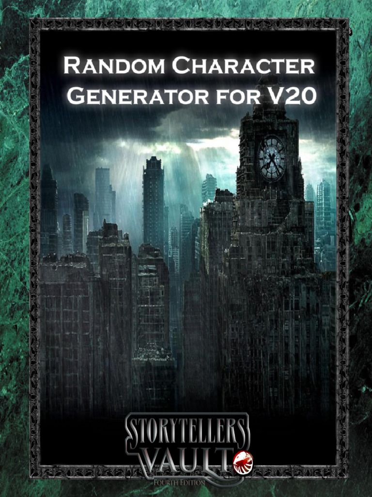 Random Character Generator For V20 PDF | PDF