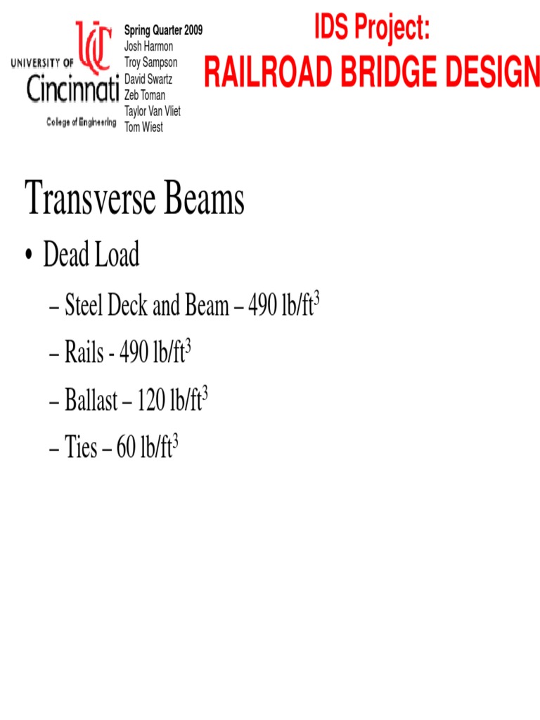 Railroad Railroad: Transverse Beams | PDF | Economic Sectors | Transport