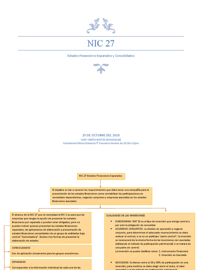 Mapa Conceptual NIC 27 | PDF | normas internacionales de INFORMACION ...