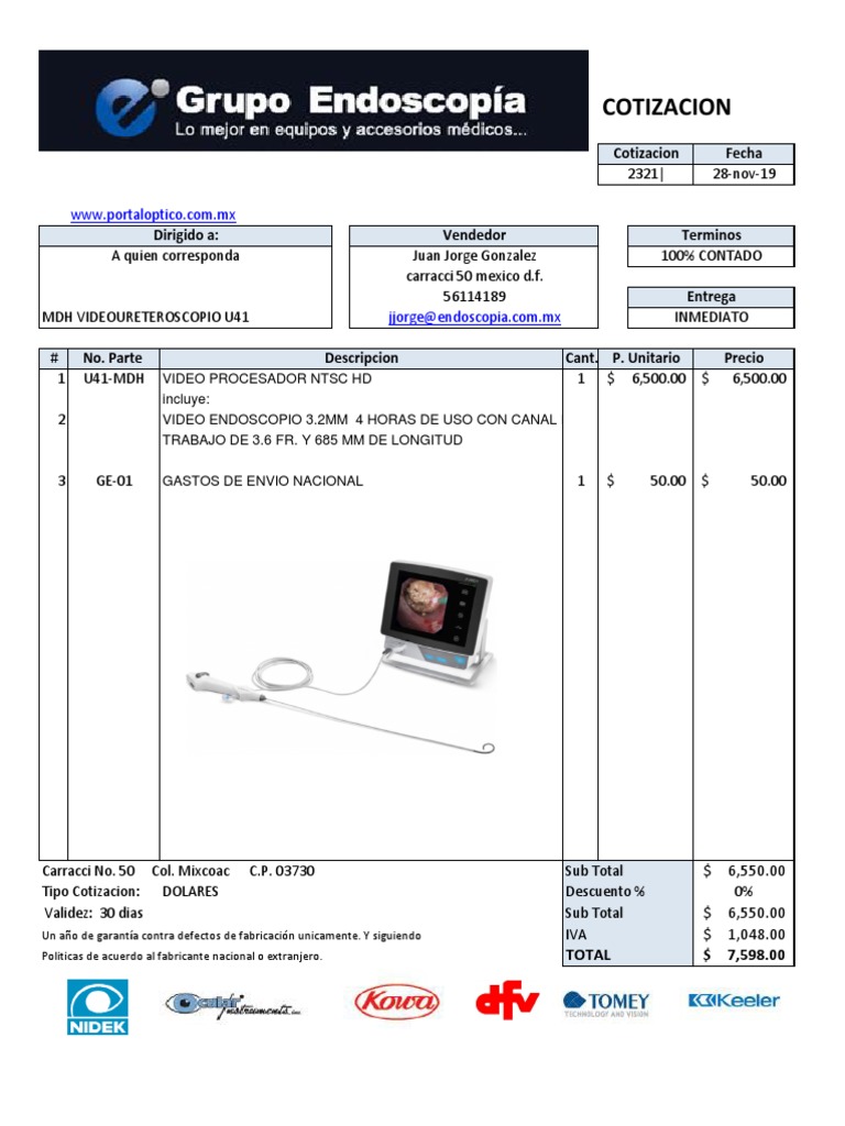 Pusen Monitor y Un Endoscopio 4 HRS Ein | PDF