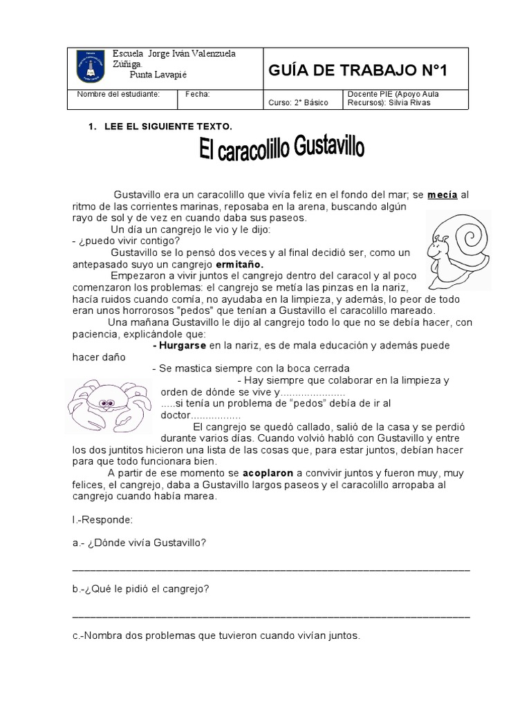 Comprension Lectora | PDF | Circo | Payaso